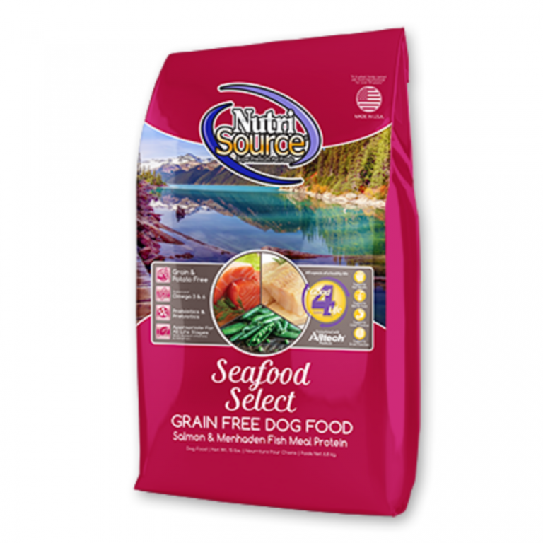 Nutrisource Libre de Granos-Salmón y Mariscos - Maskoticas CR