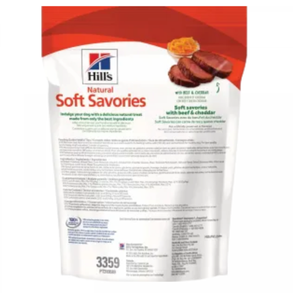 Hill's Natural Soft Savories Beef & Cheddar dog treats - Maskoticas CR