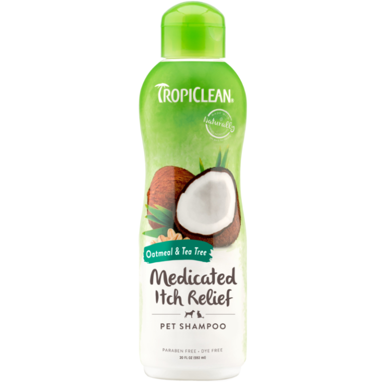 TropiClean Shampoo Medicado Con Avena Y Árbol De Té - Maskoticas CR