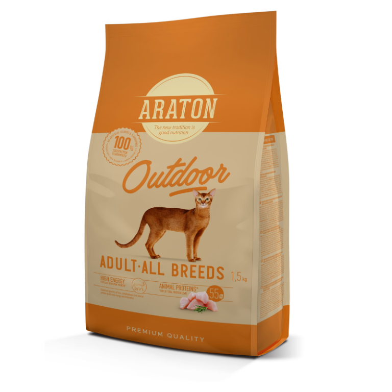 Araton Gato Adulto - Outdoor - Maskoticas CR