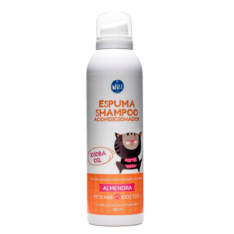 Espuma Shampoo Acondicionador Almendras 200 ml Wizz - Maskoticas CR